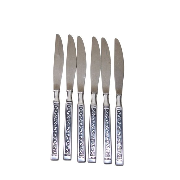 Oneida | Dining | Oneida Spanish Court Dinner Knives Stainless Steel ...